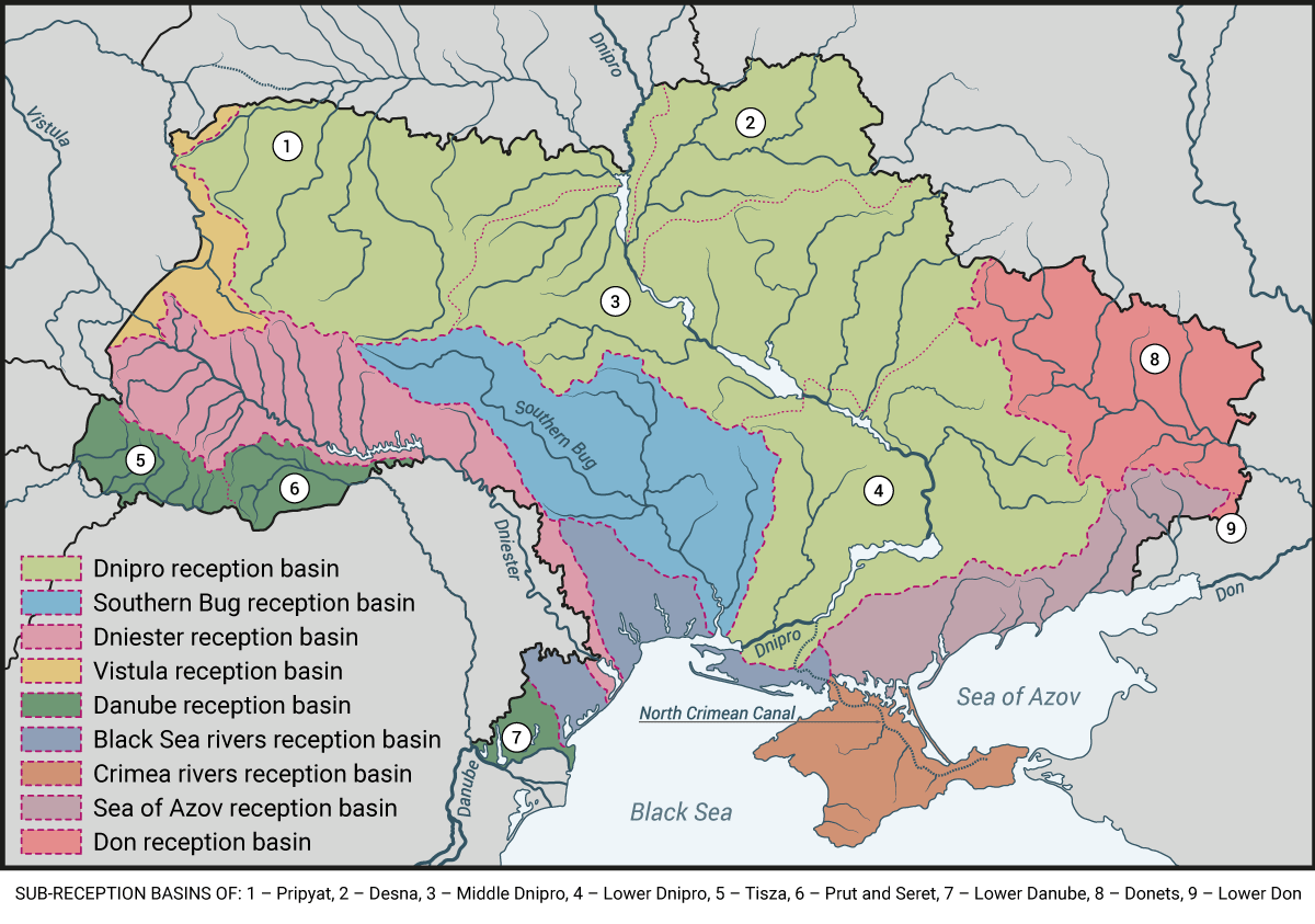 Ukraine Rivers Map: A Waterway to Understanding