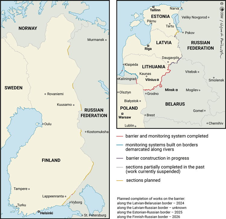 The Baltic states and Finland: fencing themselves off from Russia and ...