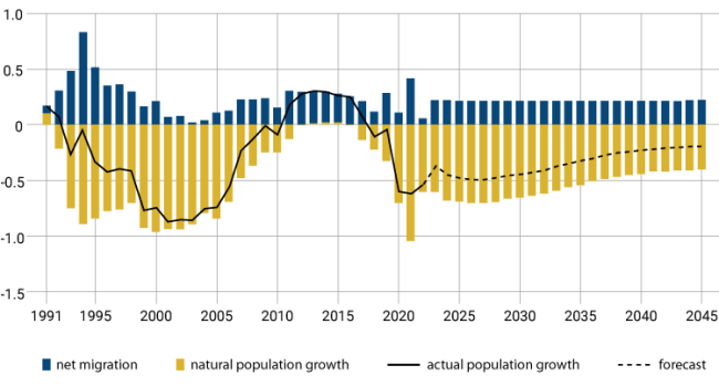 Short-term stability and long-term problems. The demographic situation ...