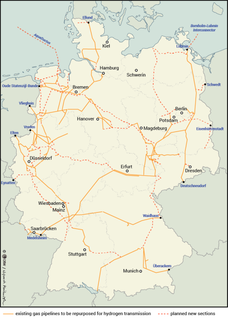 Germany: the next steps in designing the hydrogen network | OSW Centre for Eastern Studies