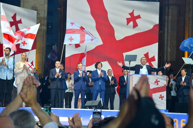 A Journey into a glorious past: three terms of Georgian Dream | OSW ...